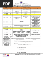 Sample-ILE Class Program | PDF | Learning | Behavior Modification