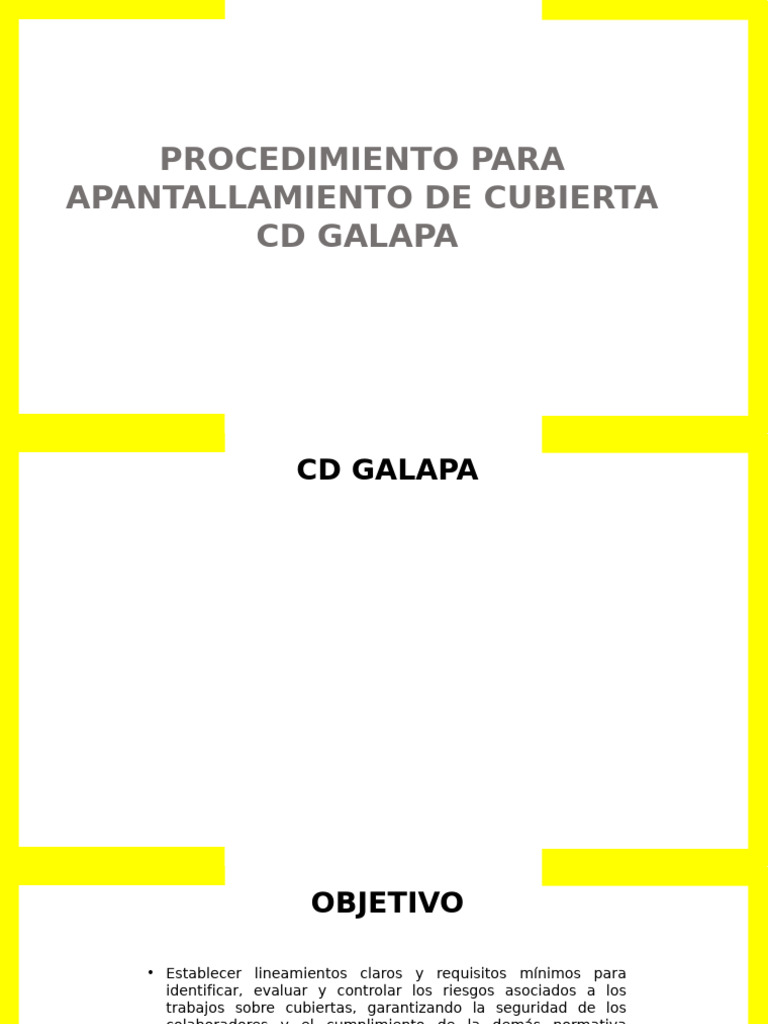 Procedimiento Seguro Apantallamiento Cubierta | PDF