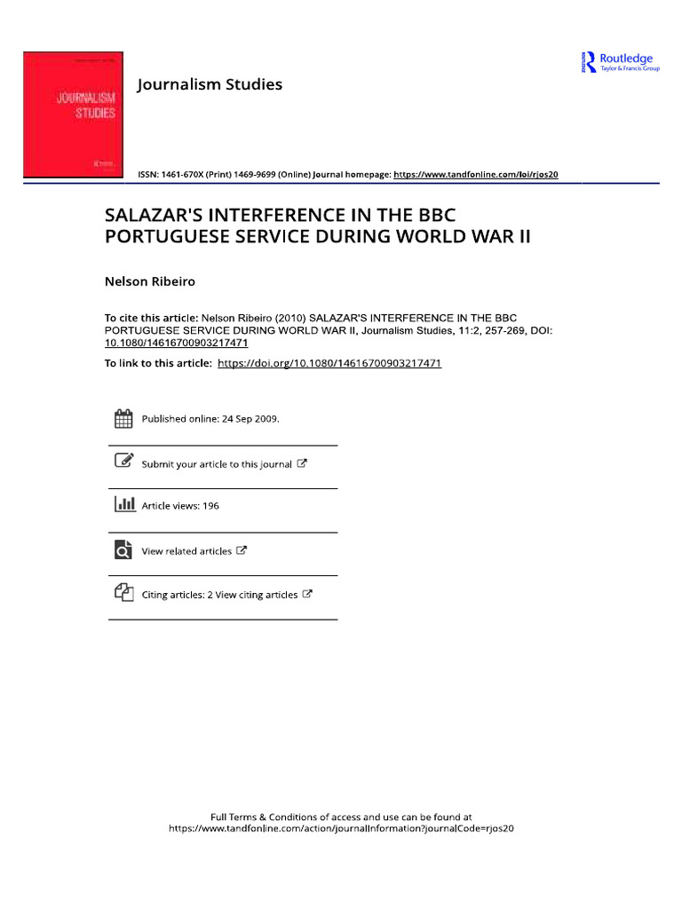 Nelson Ribeiro, BBC | PDF