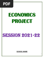 Grade 12 Economics Project Guide | PDF | Art