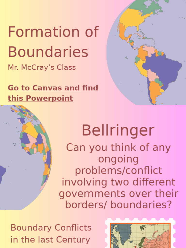 Formation of Boundaries | PDF | Korean War | World War I