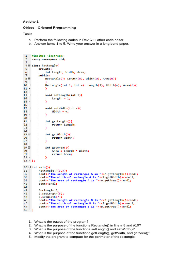 Activity-1-OOP | PDF
