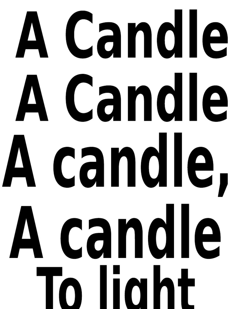 A Candle | PDF