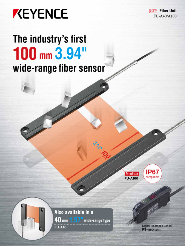 Fibras Keyence Area Fu-A40 - 100 | PDF | Optical Fiber