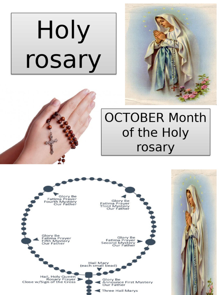 Holy Rosary | PDF | Lord's Prayer | God The Father