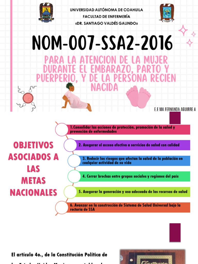 Nom 007 | PDF | El embarazo | Parto