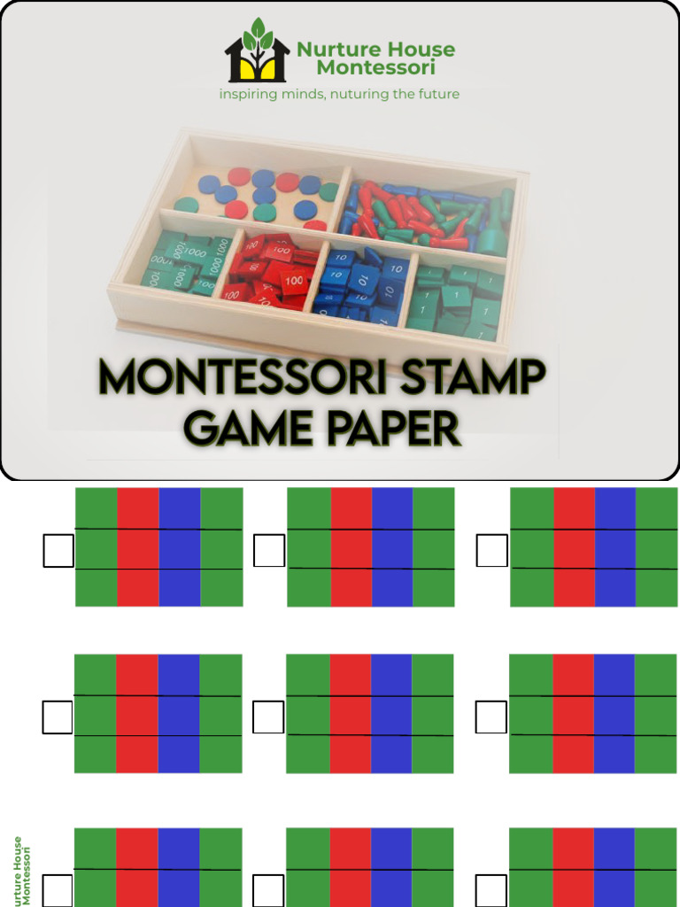 Stamp Game Paper | PDF