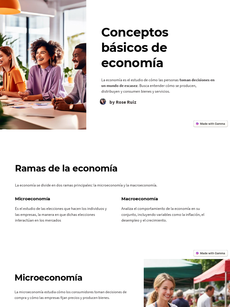 Conceptos-Basicos-De-Economia | PDF | Macroeconómica | Microeconomía