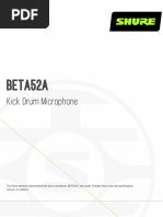 Behringer X32 & Midas M32 Preset Library | PDF | Equalization (Audio) | Drum Kit