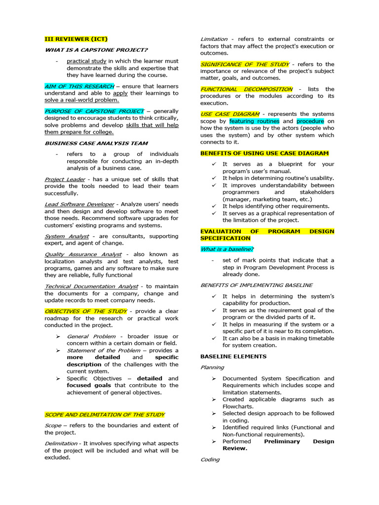 III Reviewer Ict | PDF | Software Development Process | Agile Software Development