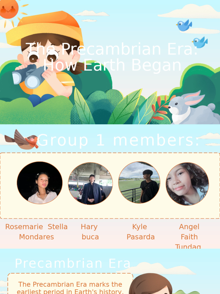 Group 1 Precambrian Era | PDF | Earth | Biology