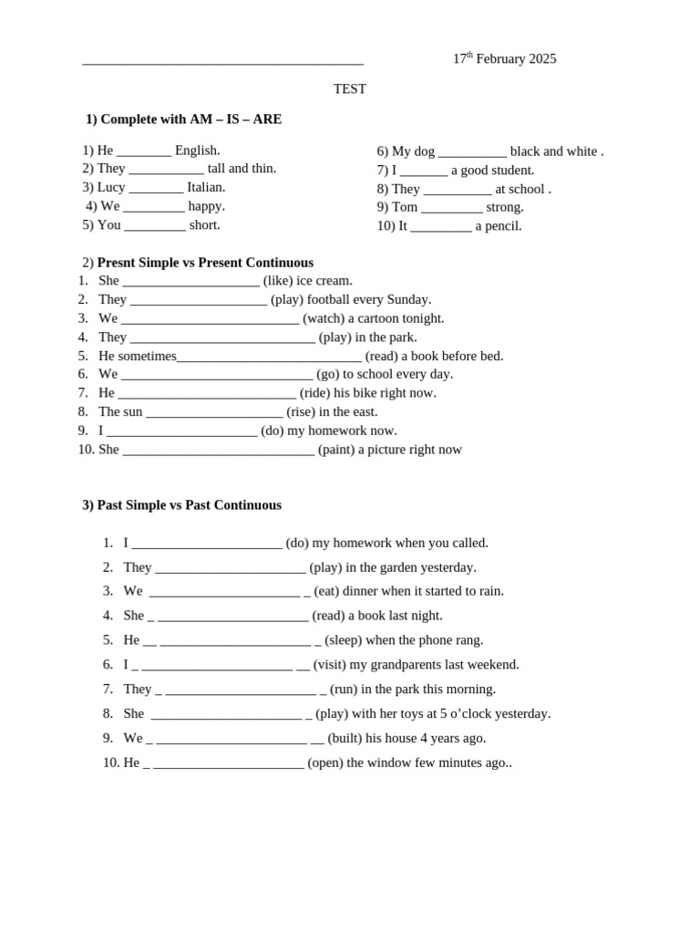 Test Clasa A Viii-A | PDF