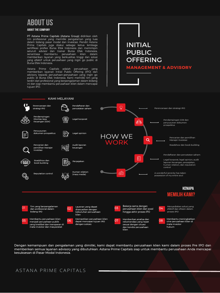 Astana IPO Consulting - BROCHURE | PDF