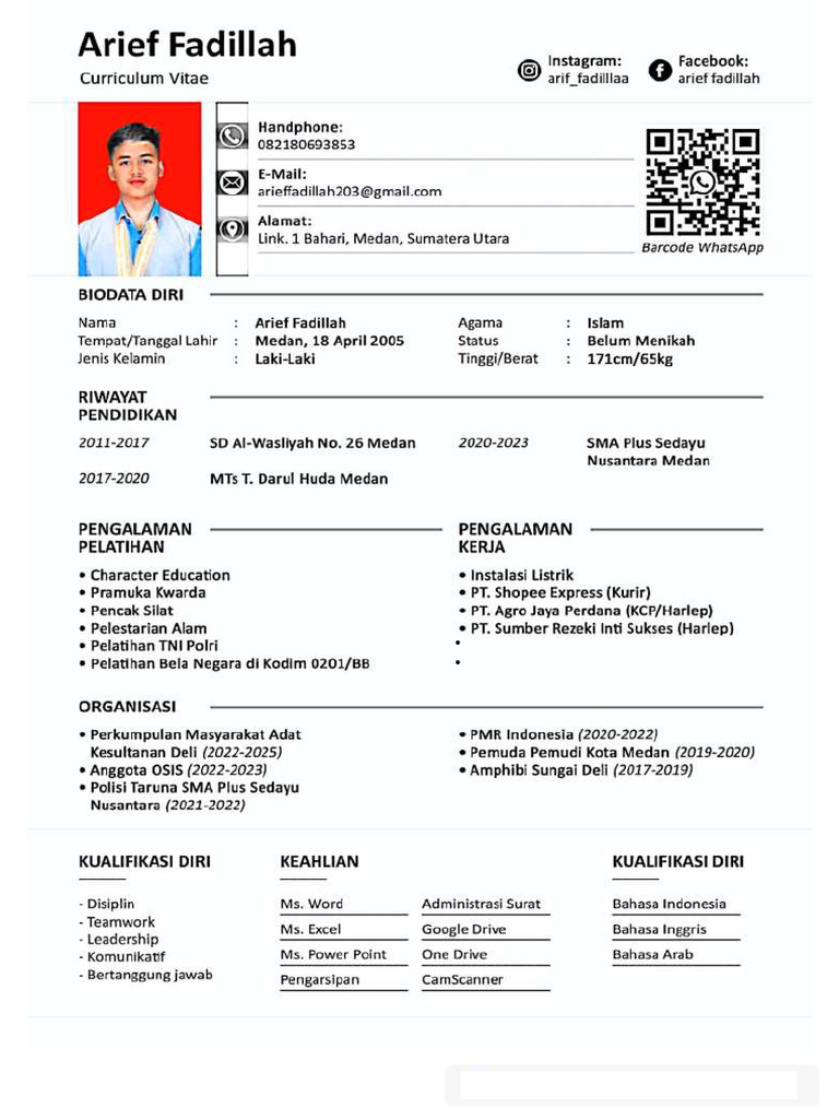 CV ARIEF FADILLAH Kai | PDF