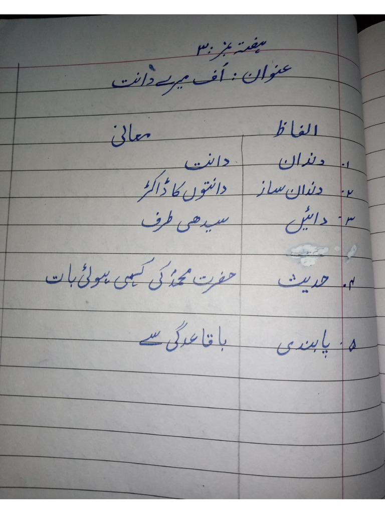 Urdu Work Week.3 | PDF