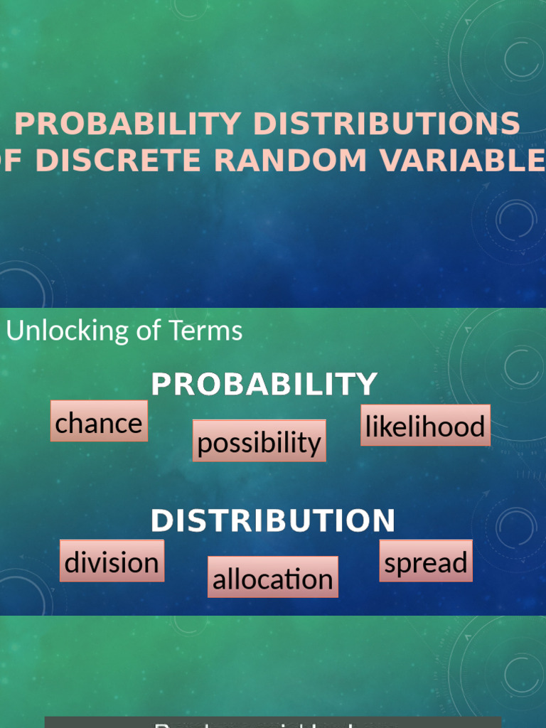 Discrete Probability Distribution | PDF