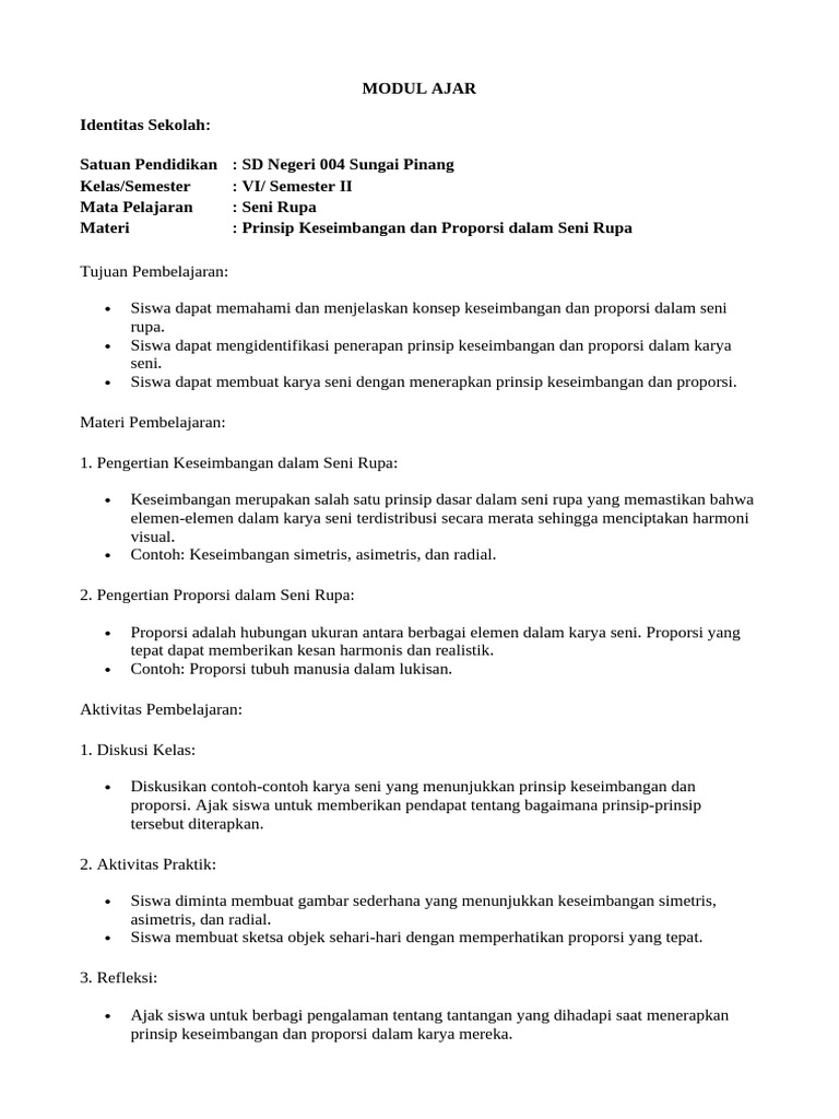 Modul Ajar SBDP | PDF