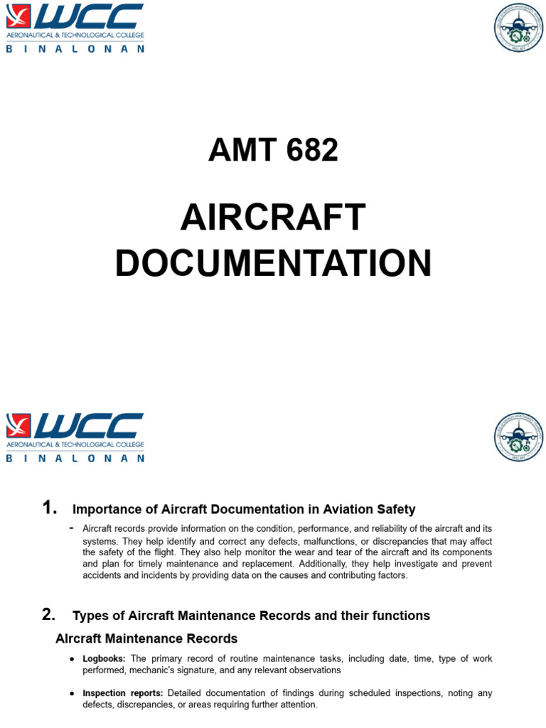 Amt 682 Aircraft Documentation 2 | PDF | Aviation | Aviation Safety