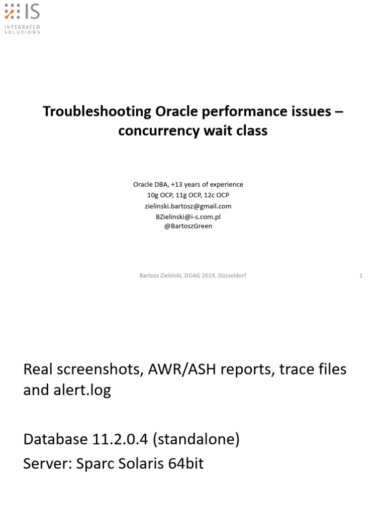 2019-Nn-Bartosz Zielinski-Troubleshooting Oracle Performance Issues Concurrency Wait ...