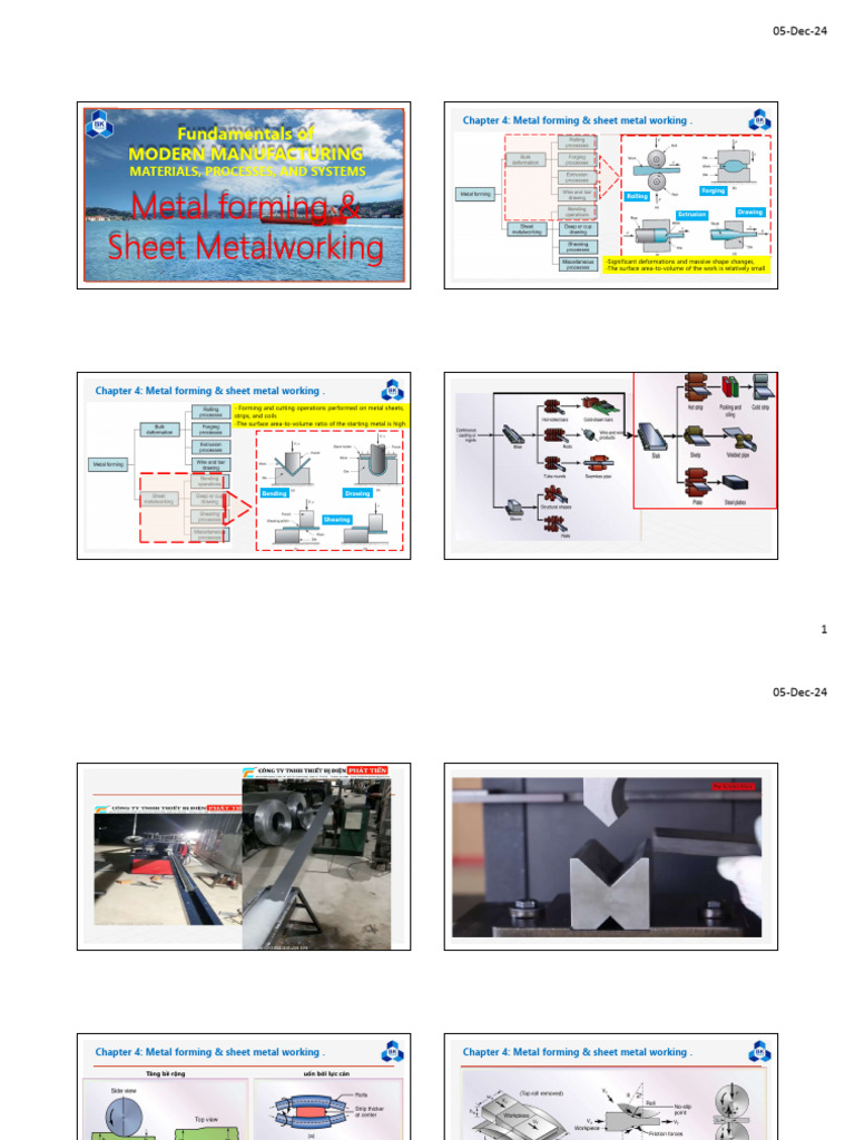 Modul 4. SHEETMETAL FORMING 4 ST | PDF | Deformation (Engineering) | Sheet Metal