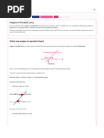 GCSE Exam Questions Angles in Parallel Lines | PDF | Triangle | Angle