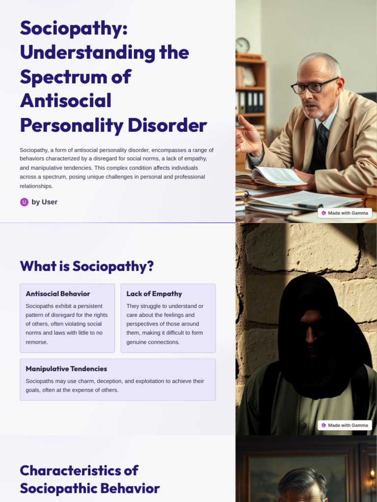 Sociopathy Understanding The Spectrum of Antisocial Personality ...