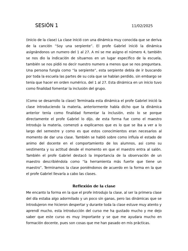 SESIÓN 1. Trabajo docente en el aula diversificada | PDF