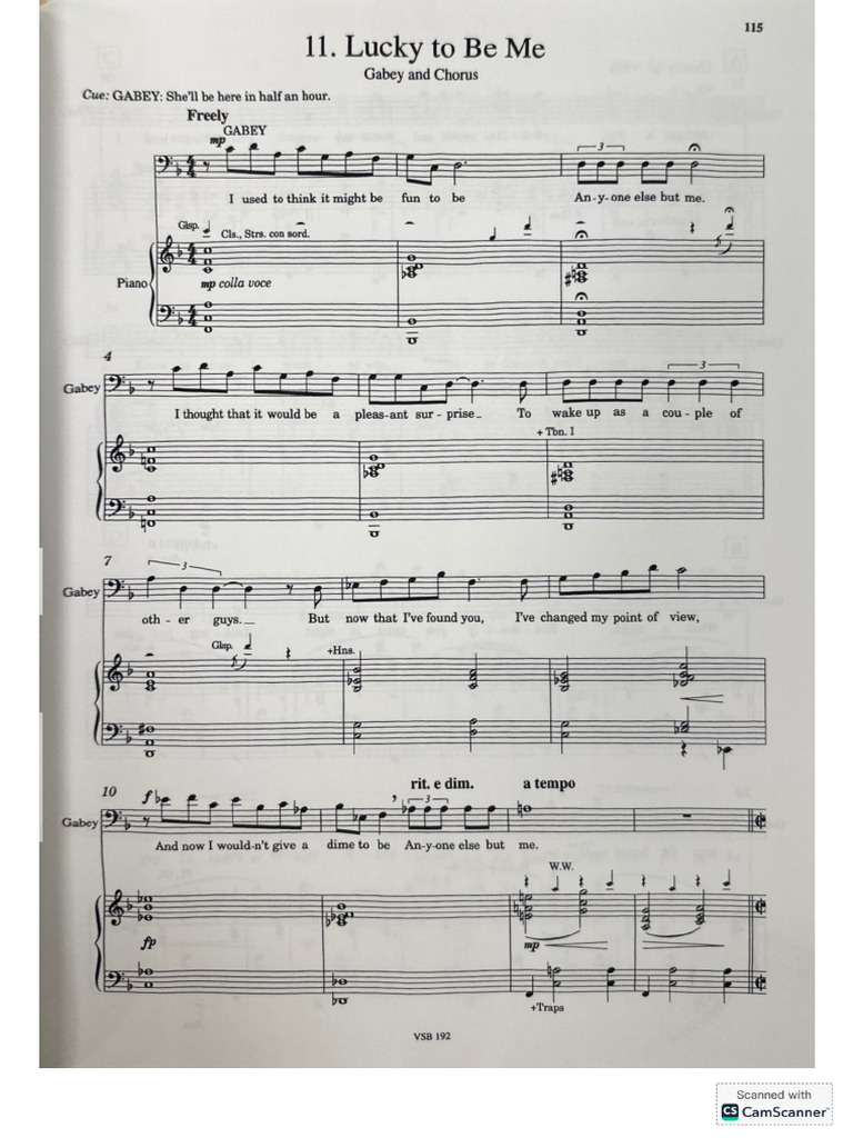 Lucky To Be Me | PDF