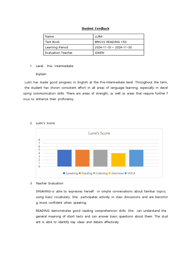 Lumi Overall Report | PDF