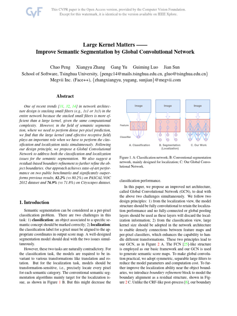 【全局卷积GAP】2017 - Large - Kernel - Matters - Improve - Semantic - Segmentation - by - Global ...