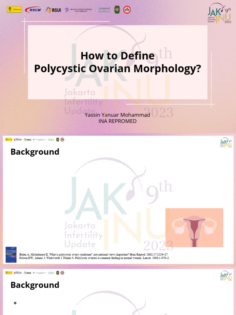 PCOS - how to define polycystic ovarian morphology? | PDF | Polycystic ...