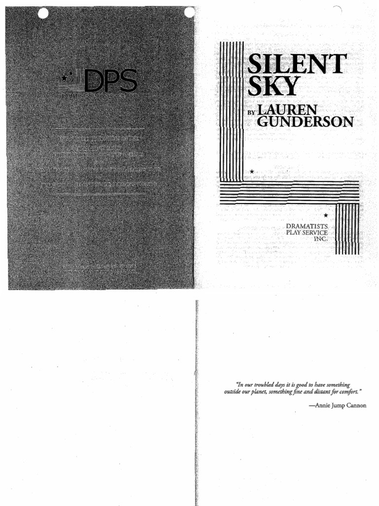 Silent Sky Script | PDF