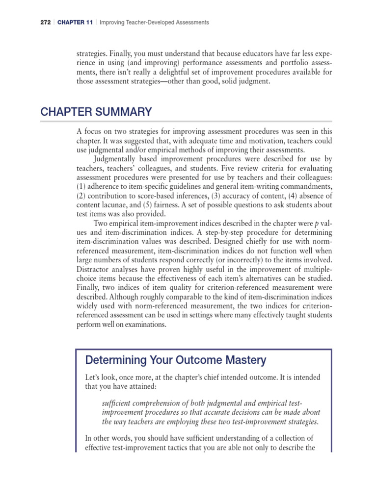 Enhancing Teacher Assessments Strategies | PDF | Educational Assessment ...