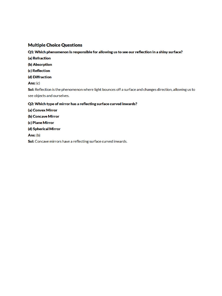 Worksheet Solutions | PDF