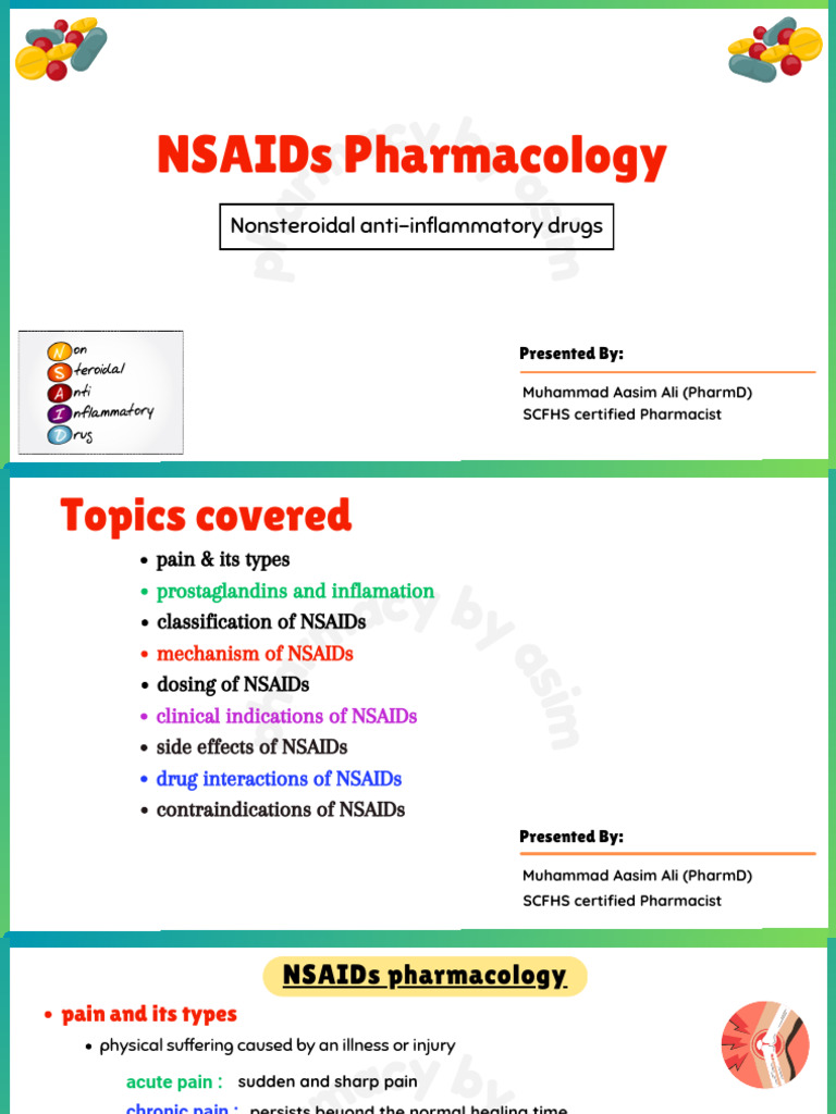 NSAIDs | PDF | Nonsteroidal Anti Inflammatory Drug | Aspirin
