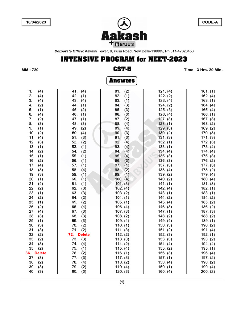 CST-05 - Sol & Key | PDF