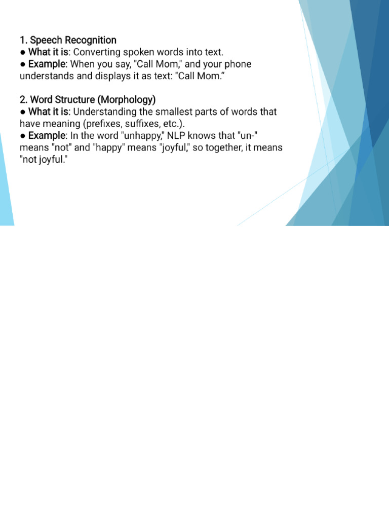 levels of NLP in AI | PDF