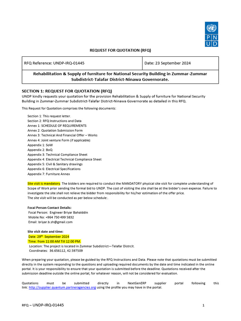 Rehabilitation Supply of Furniture | PDF | Joint Venture | Consortium