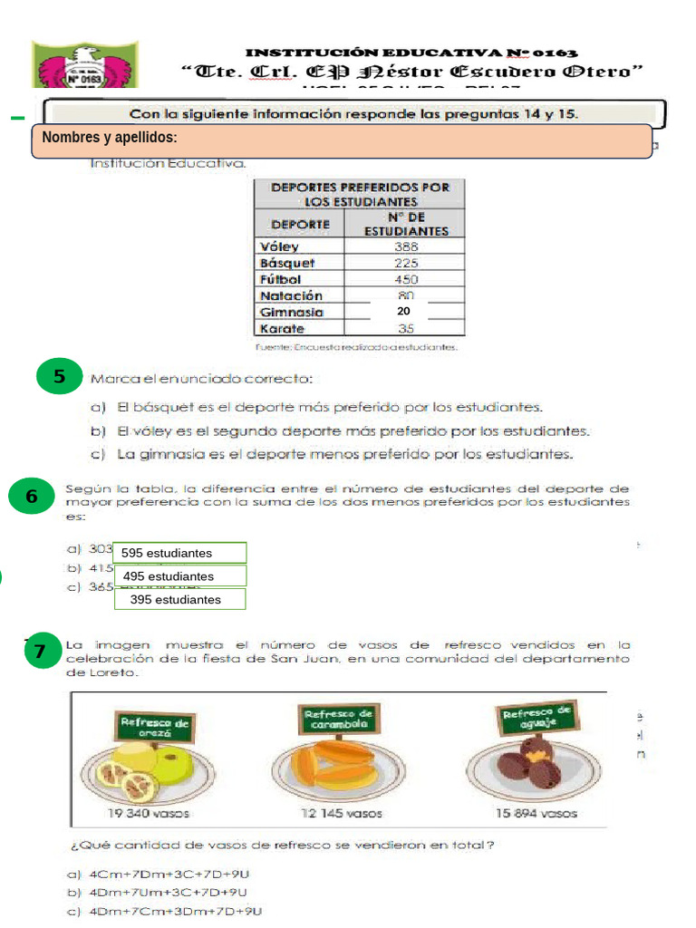 Operaciones Combinadas y Ecuaciones | PDF