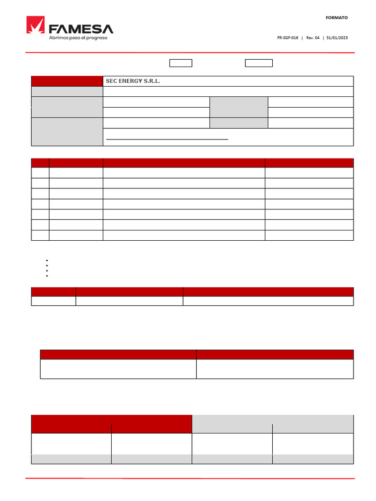 Autorización de Ingreso de Contratistas | PDF
