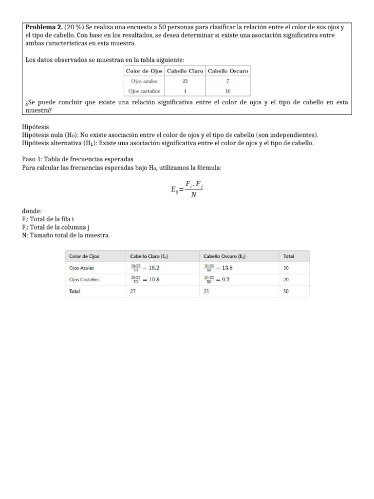 Problema 2 Estadistica | PDF