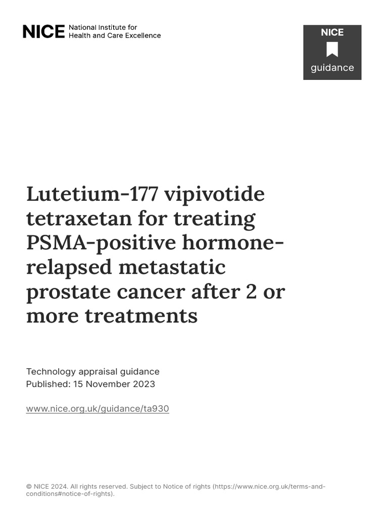 Lutetium-177 vipivotide tetraxetan for treating PSMA-positive hormone ...