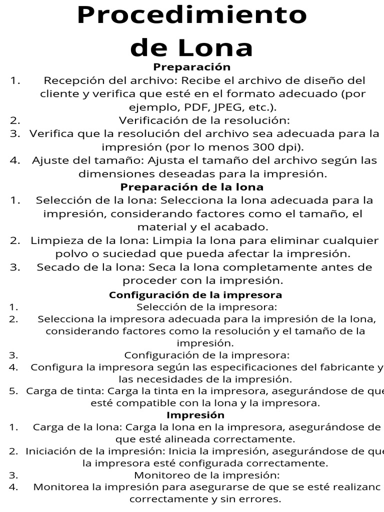Pasos Lona | PDF | Impresora (Computación)