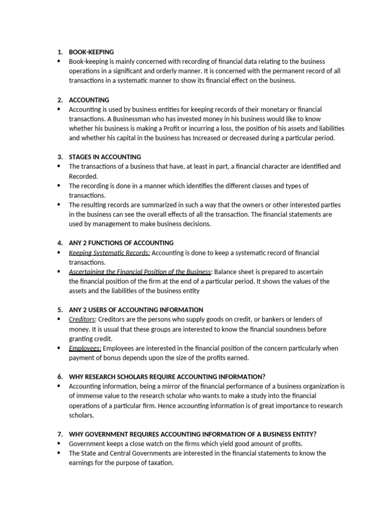 Intro To Accounting With Answers | PDF | Debits And Credits | Expense