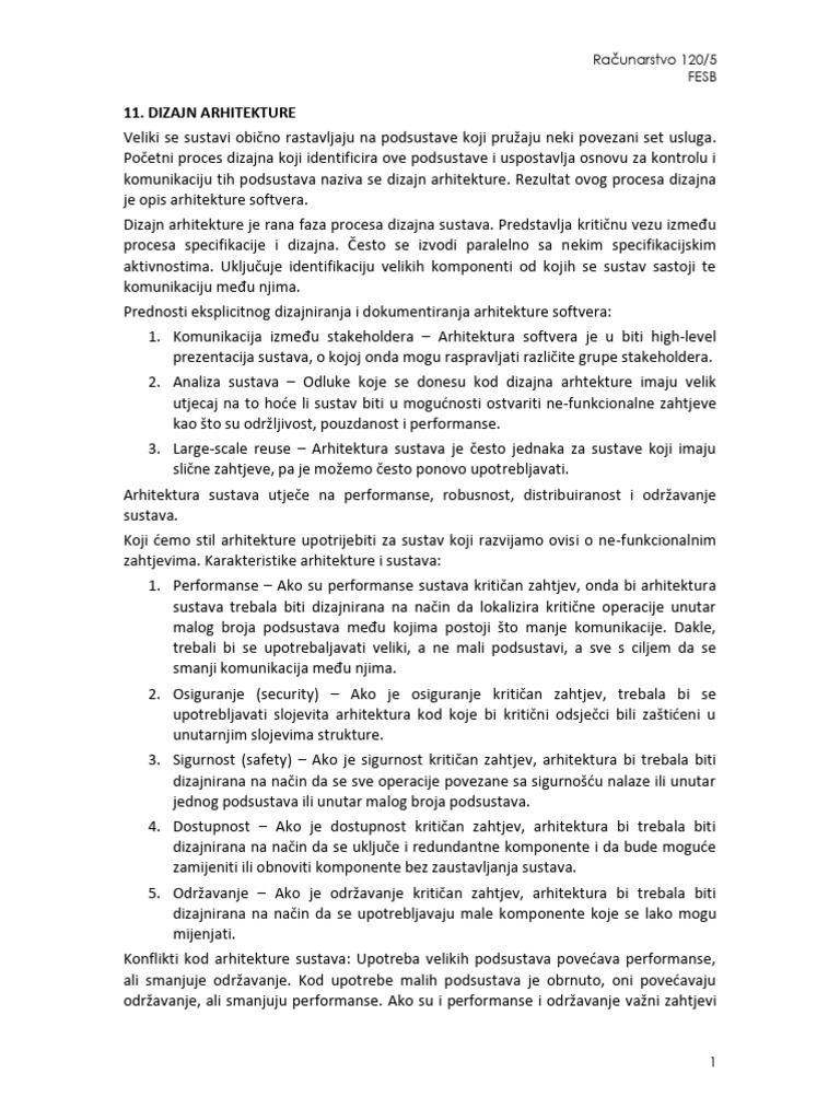 PI 1. Kolokvij Teorija | PDF