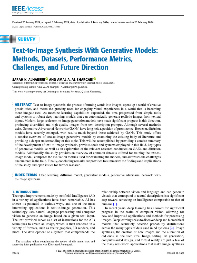Text To Image Synthesis With Generative Models Methods Datasets Performance Metrics Challenges