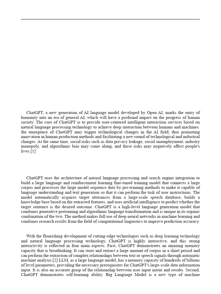 ChatGPT criminal liability | PDF | Artificial Intelligence | Intelligence (AI) & Semantics