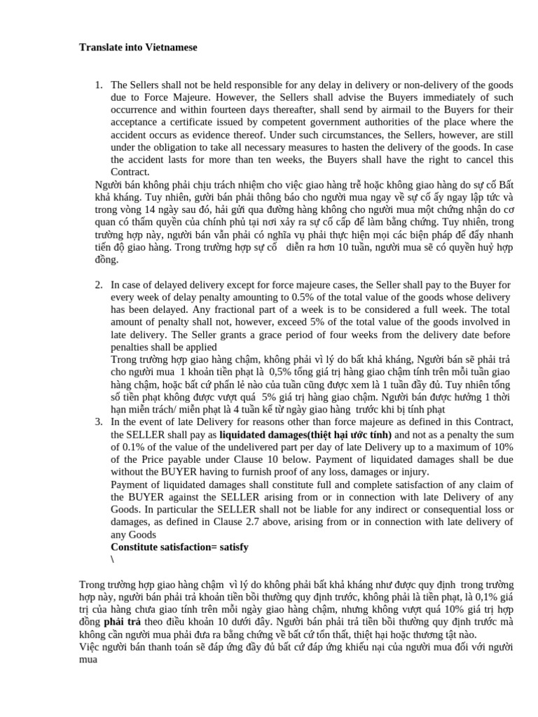 Chapter 1 - E-V TRanslation Exercise To Sts | PDF