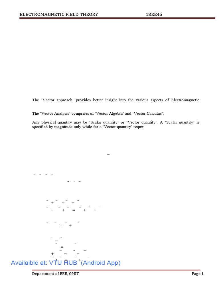 PCC M1 | PDF | Coordinate System | Euclidean Vector