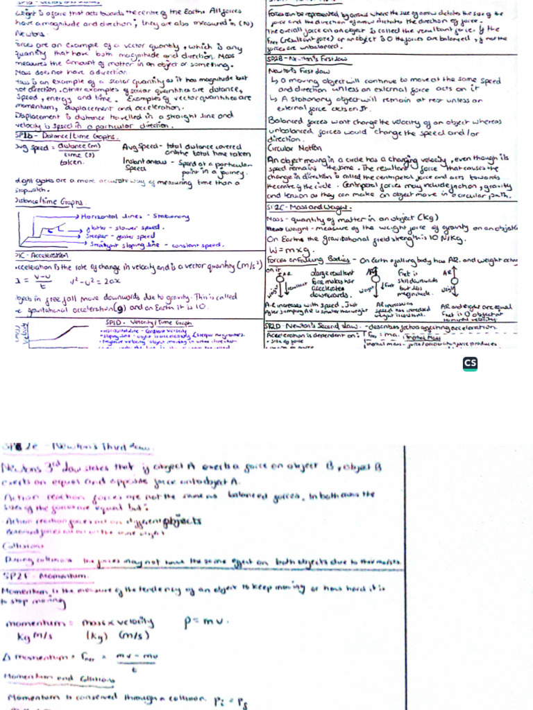 Summary Sheet SP1 and SP2 | PDF